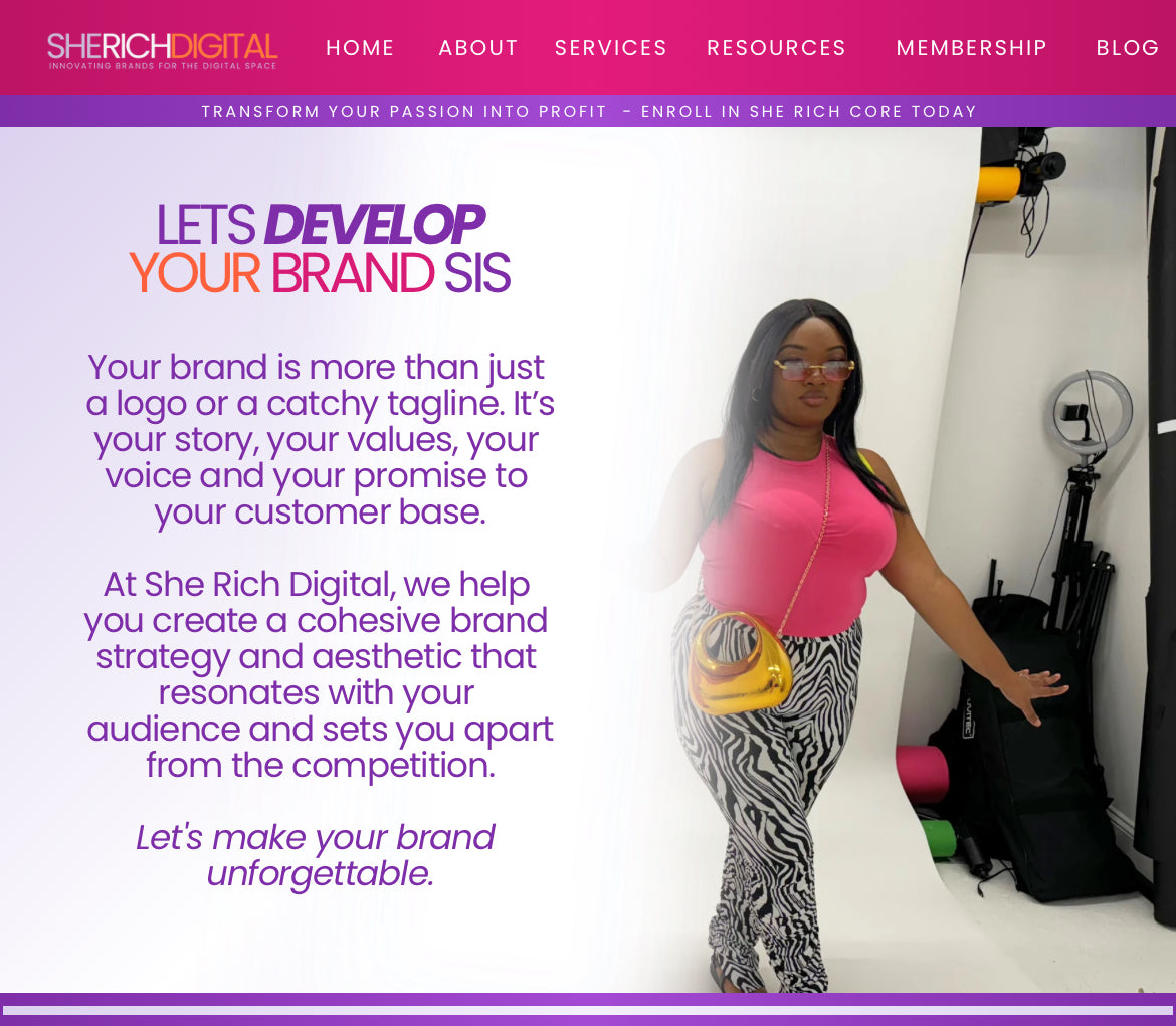 She Rich Ceo Society Dashboard – She Rich Digital
